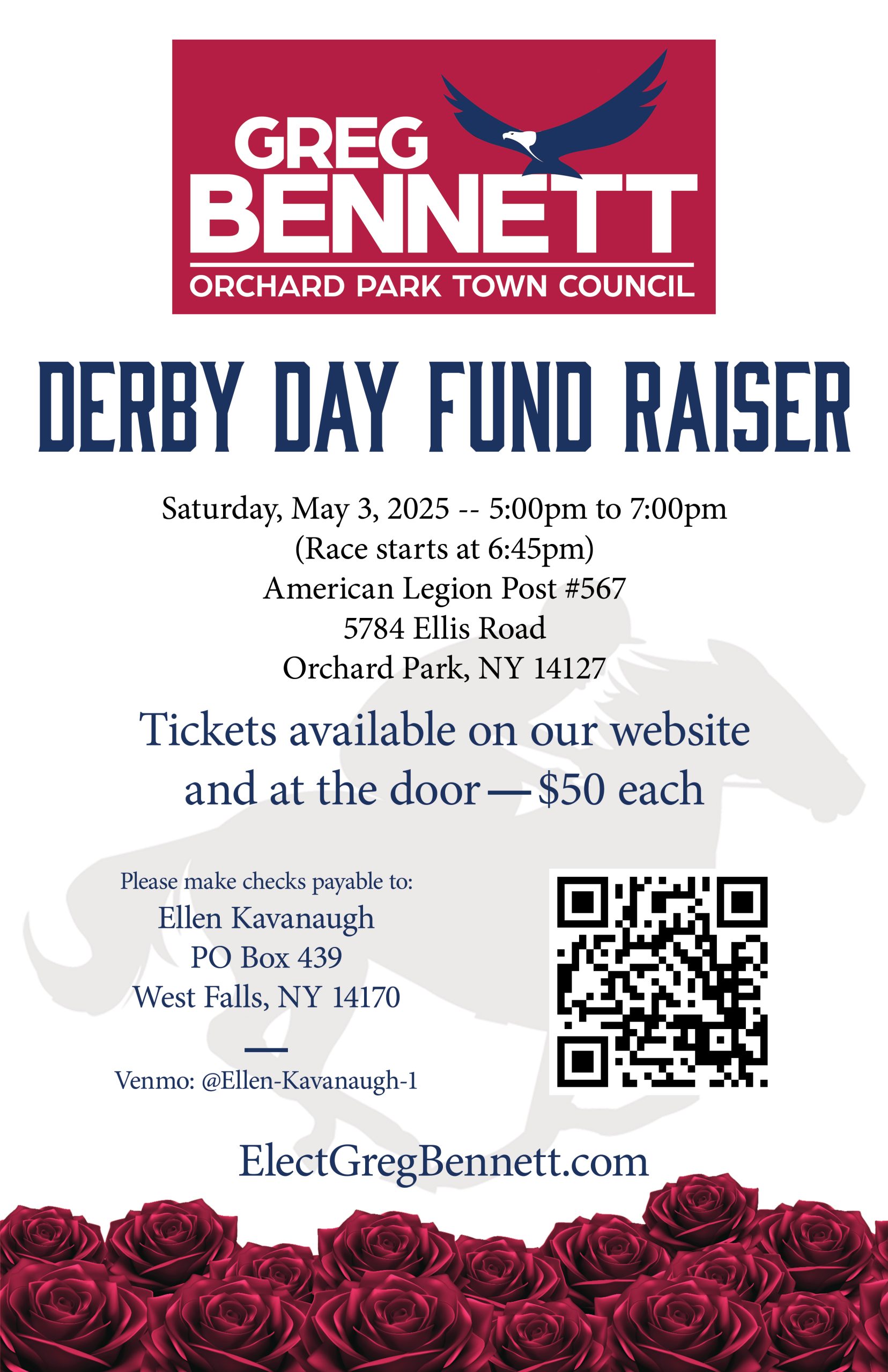 Derby Day Fund Raiser for Greg Bennett - Elect Greg Bennett